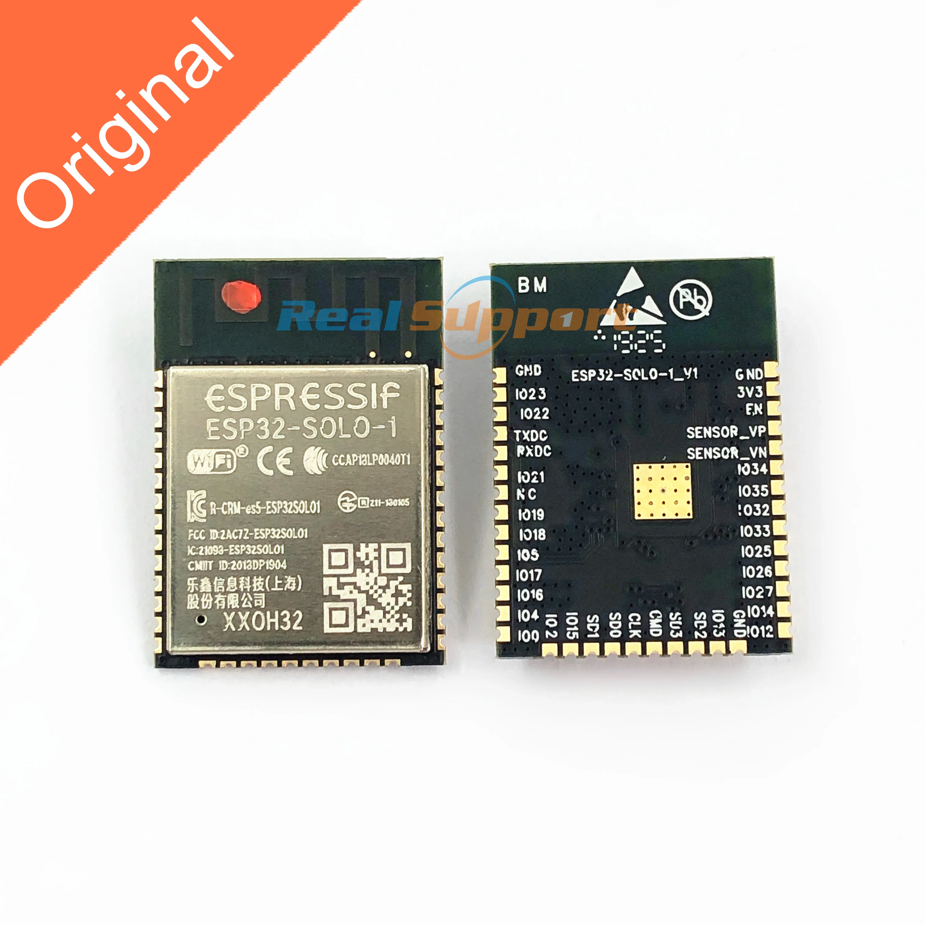Esp32 Esp32-solo-1 Single Core Chip Integrated Spi Flash 4mb Pcb ...