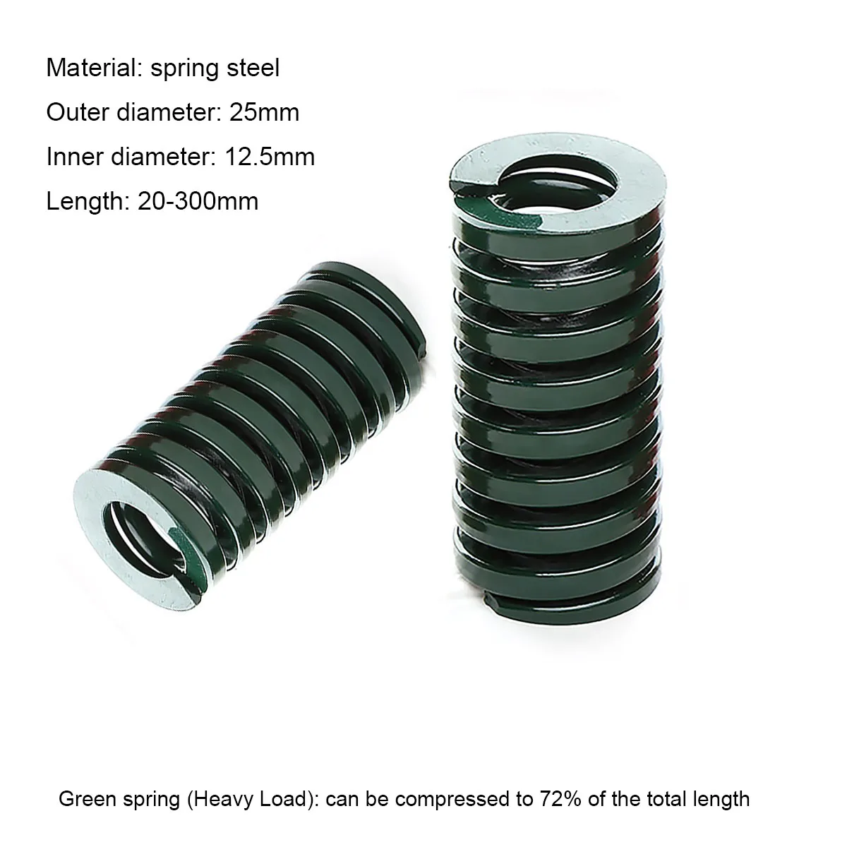 1Pcs Green Die Spring Compression Stamping Mold Heavy Load Spring Outer ...