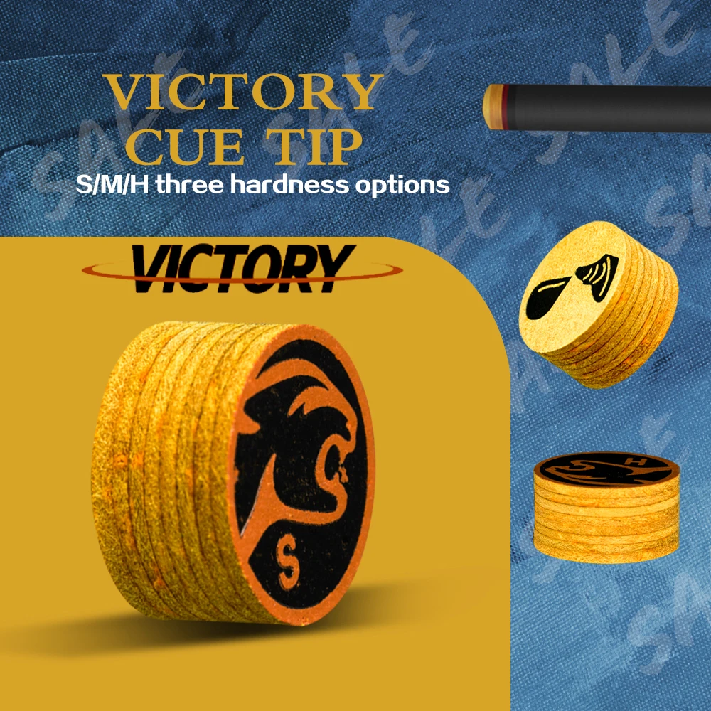 PREOAIDR Victory Tip 14mm Tip 8 layers Leather Pool Cue Billar Tip Cost ...