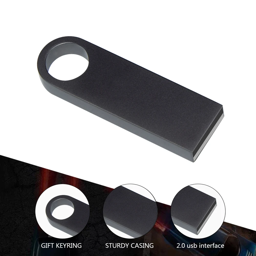 20 шт./лот, горячая распродажа, металлический USB-флешка, 4 ГБ, 8 ГБ ...
