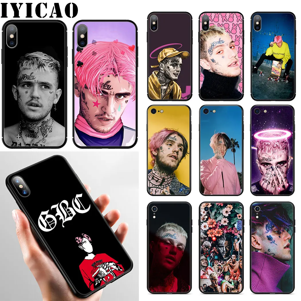 Rapper Lil Peep Soft Silicone Phone Case for iPhone 11 Pro Max XR X XS ...