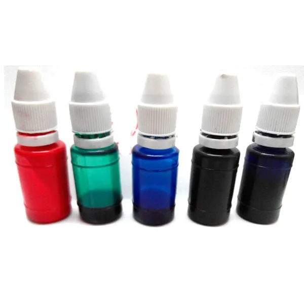 1pc 10ml Refill Ink 12 Color Inking Flash Rubber Stamp Gift ...