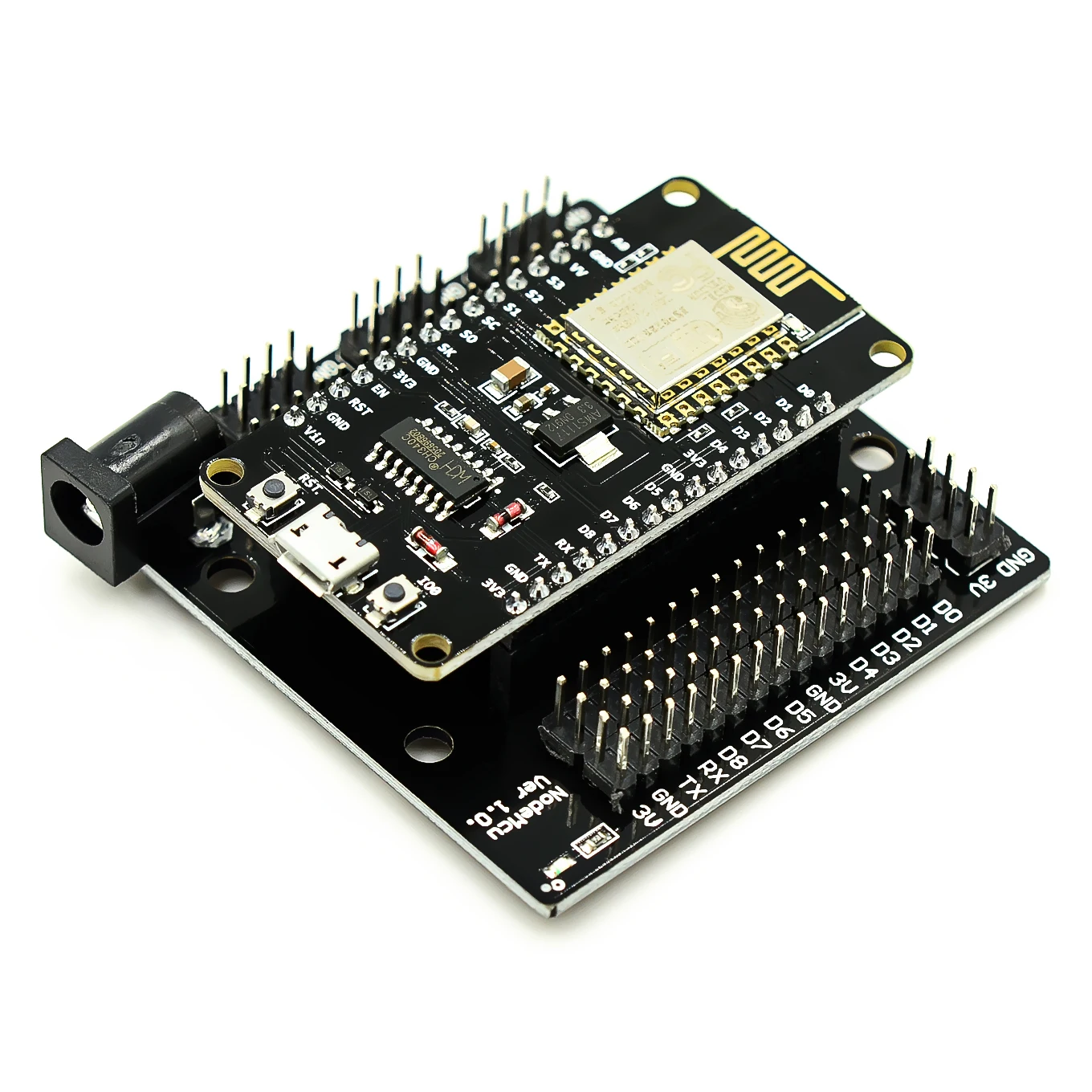 Node MCU Development Kit V3 CH340 NodeMCU + Motor Shield Wifi Esp8266 ...