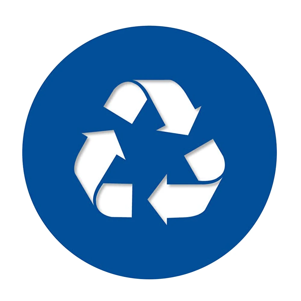 Blue Recycle Logo