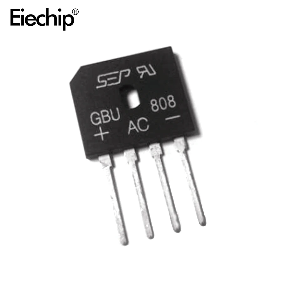 5Pcs GBU808 800V 8A Power Diode Brug Gelijkrichter