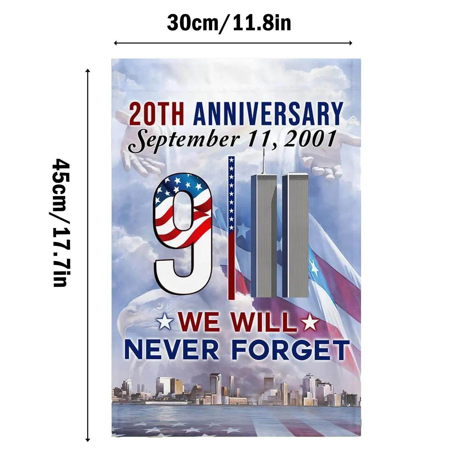911 Never Forget Banner