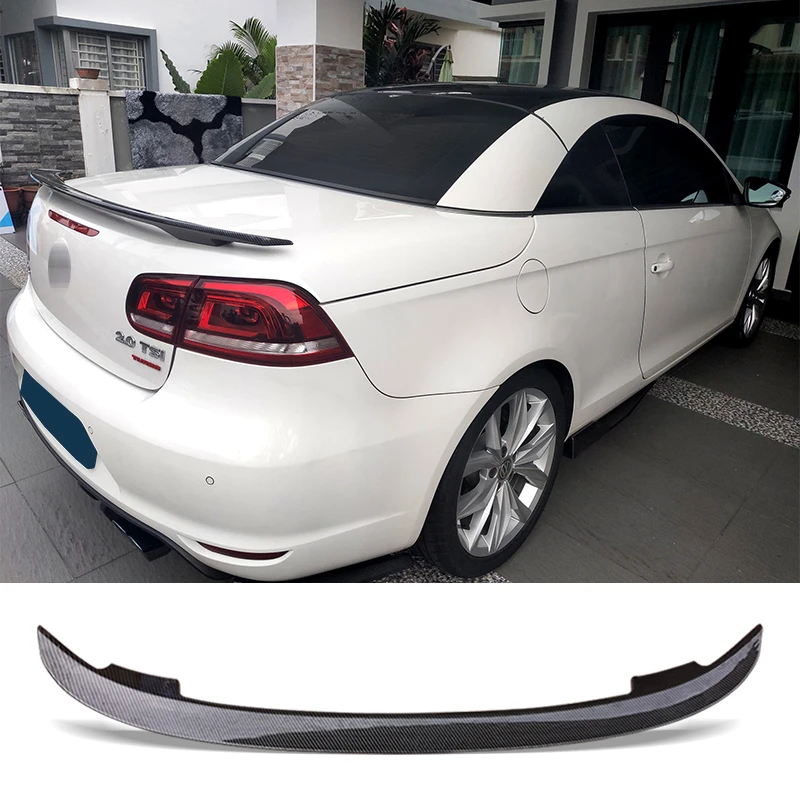 Trunk Spoiler For Volkswagen Eos 2008 - 2015 Type Mt Carbon Surface Car ...