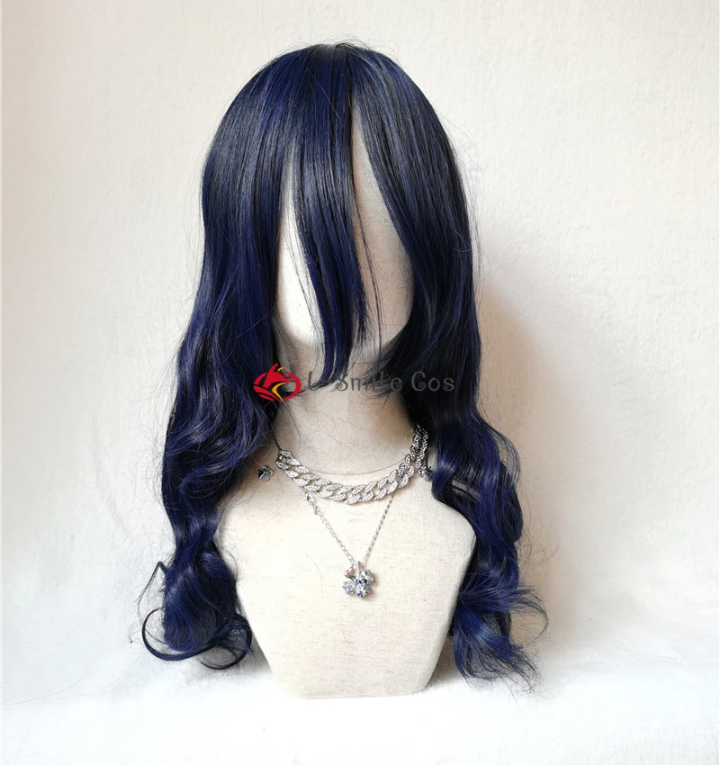 High-Quality-Game-Yandere-Simulator-Oka-Ruto-Wig-50cm-Long-Blue-Black ...