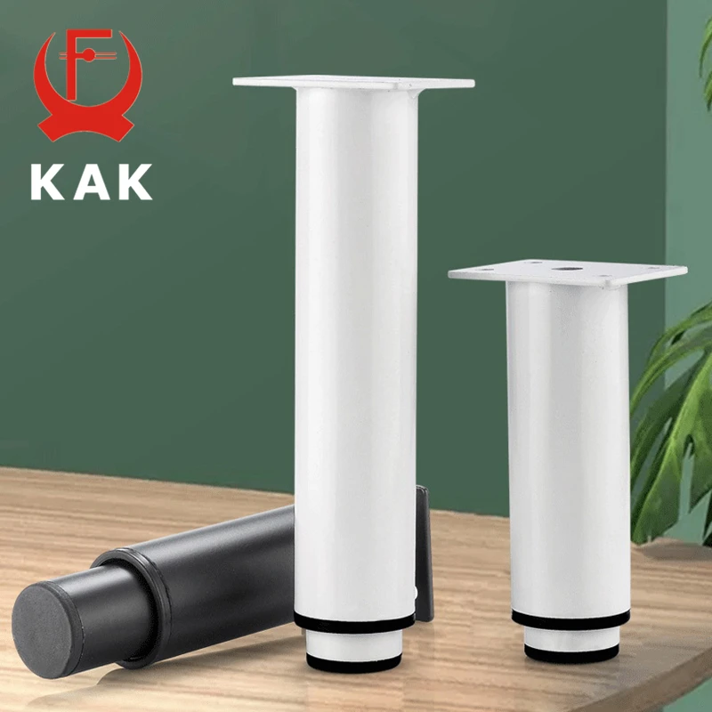KAK-Adjustable-Furniture-Leg-Cold-Rolled-Steel-Black-White-Table-Feet ...