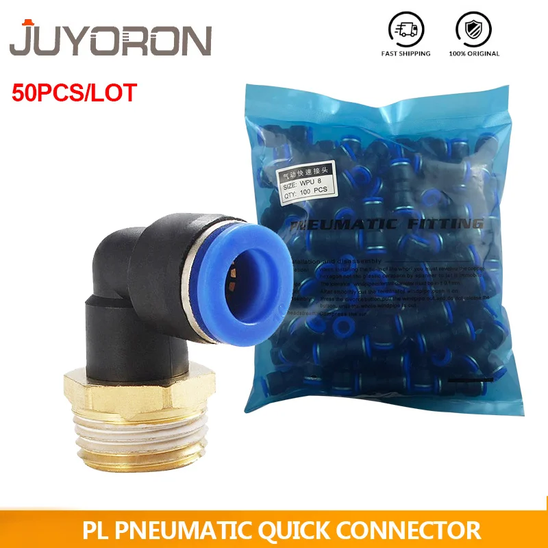 50pcs-PL6-02-PL8-02-PL6-01-Pneumatic-fittings-quick-push-in-connector-1 ...