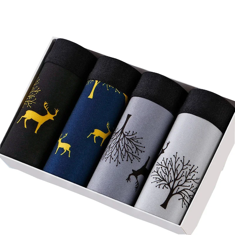 Ropa interior de algodón puro para hombre, bragas transpirables, ropa ...