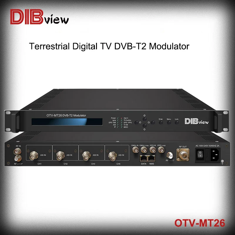 Terrestrial DVB-T DVBT2 Digital TV Modulator
