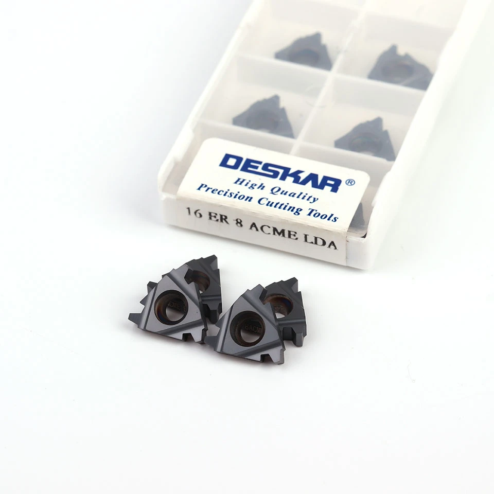 DESKAR 16ER 16NR 8ACME 10ACME 12ACME 14ACME 16ACME LDA CNC lathe cutting carbide inserts thread ...