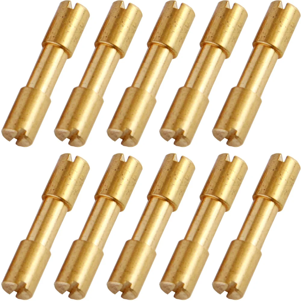 10pcs/lot Brass Corby Bolts Fastener DIY Knife Handle Screws Bolts ...