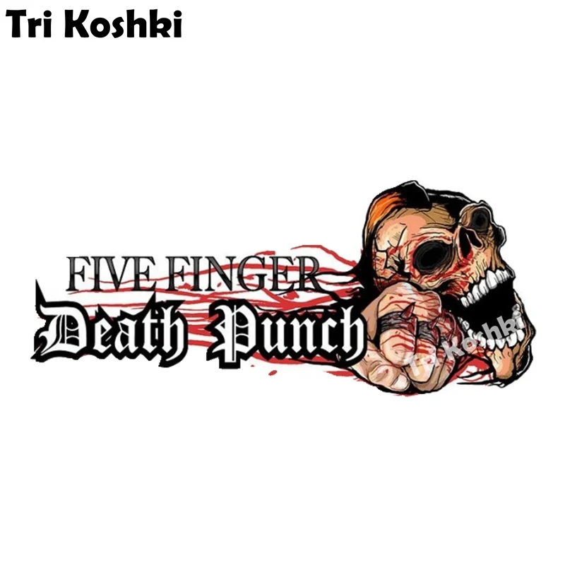 Tri Koshki Kcs304 5fdp Five Finger Death Punch Band Car Sticker Pvc ...