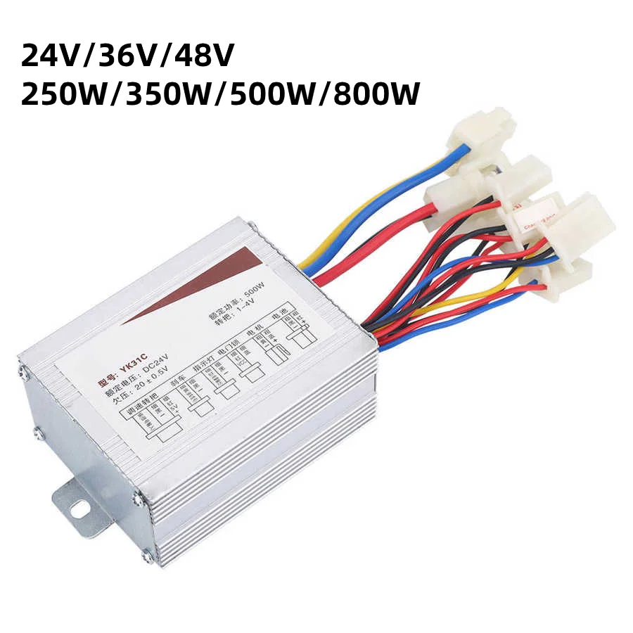 Electric-Controller-DC-24V-36V-48V-250W-350W-500W-800W-E-Bike-Motor ...