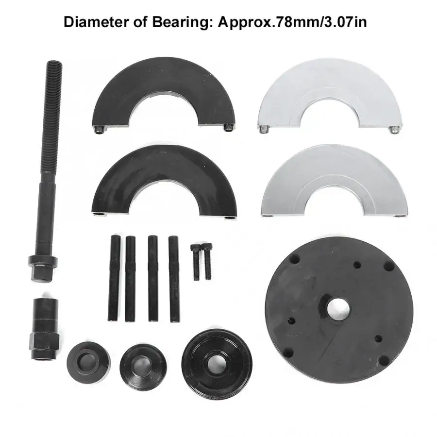 78mm/3.07in Front Wheel Bearing Hub Puller Assembly Tool Fits For Ford ...