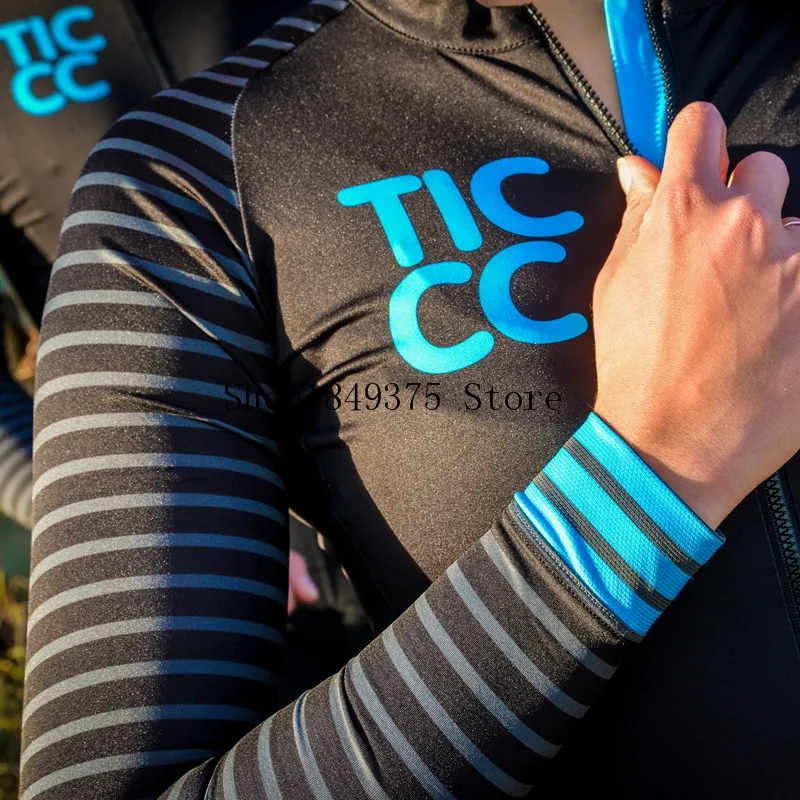 TIC CC Long sleeve standard weight jerseys New Men's cycling jersey MTB ...