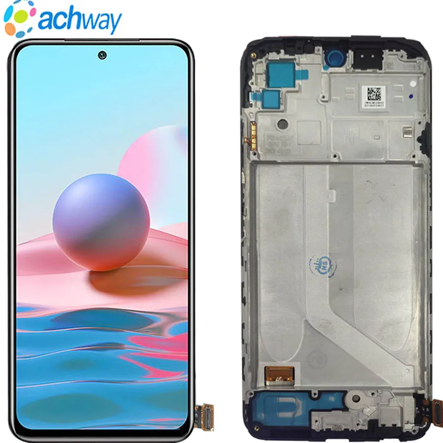 Amoled For Xiaomi Redmi Note 10s Lcd Display With Frame Touch Panel ...