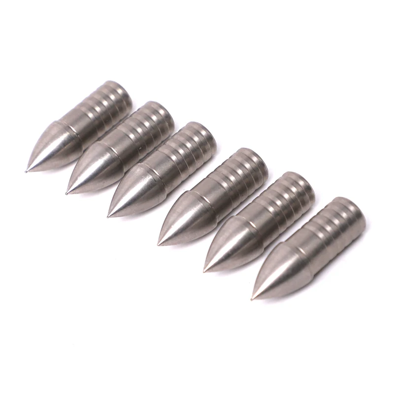 12pc-Stainless-steel-Arrow-Tips-150-200-grain-For-ID-9-8mm-Arrow-Shaft ...
