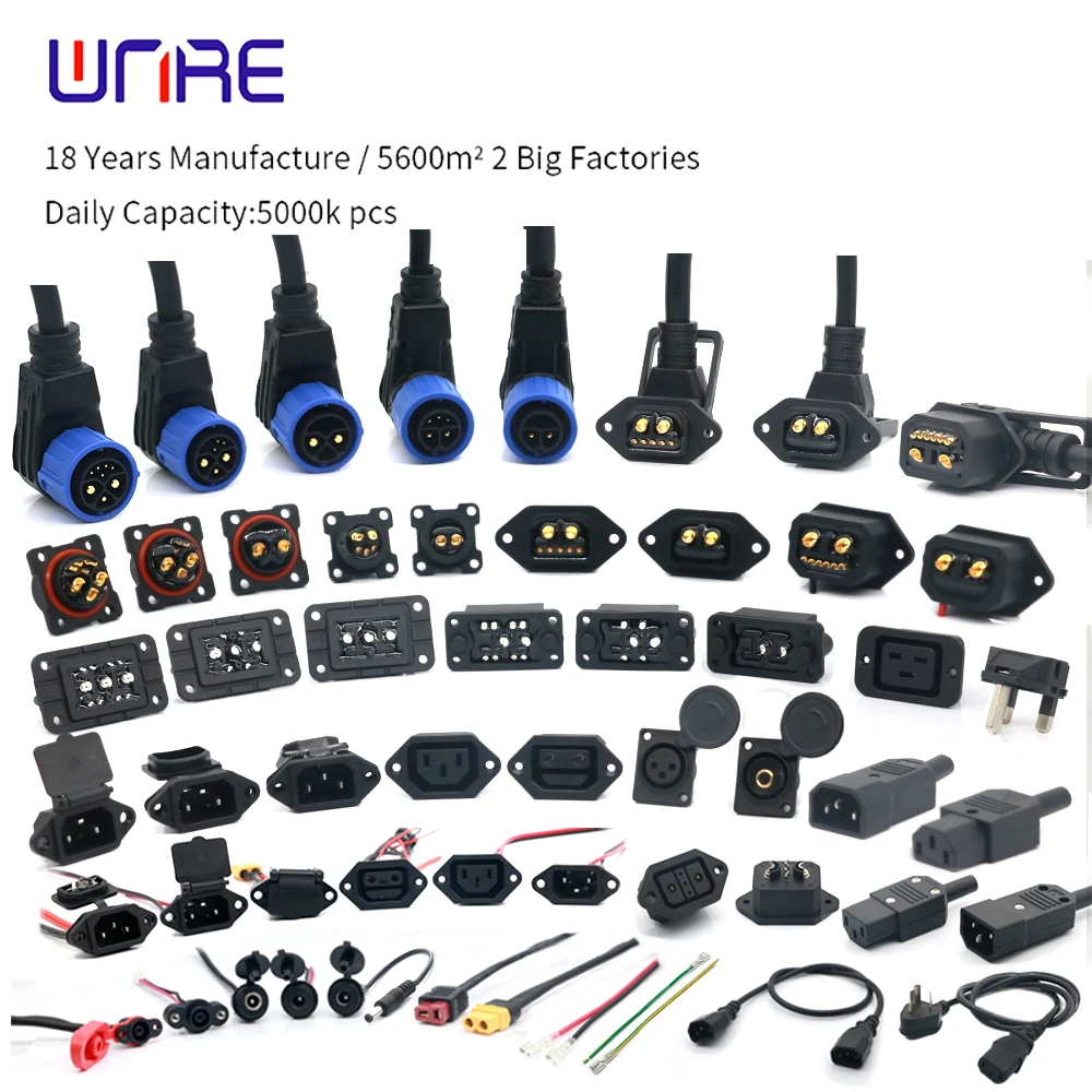 E-BIKE Battery Connector IP67 Scooter Socket Electric Bike Charging ...