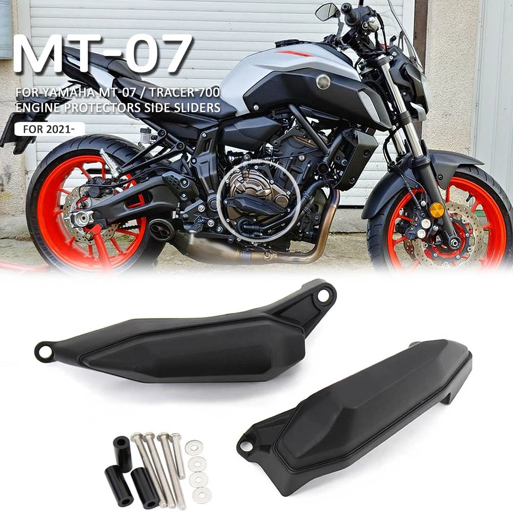 Tracer 7 Motorcycle Engine Protection Side Frame Sliders Crash Pad ...