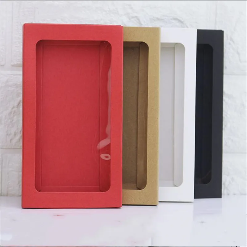 Phone Case Packaging Box 25pcs Kraft Cardboard Bag Gift Set - AliExpress