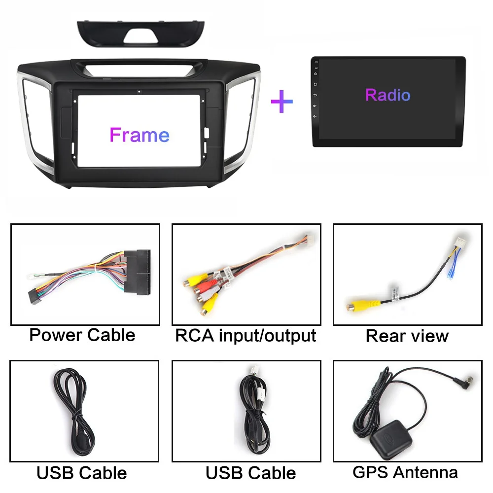 Car Radios - Android 2 din GPS Navigation Car Radio For Hyundai Creta ...
