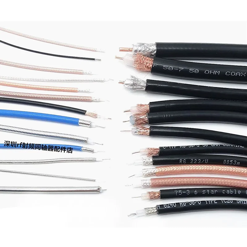 RG142-RG58-RG316-178-174-405-RF1-13-LMR100-RF-Coaxial-Cable-Shielded ...