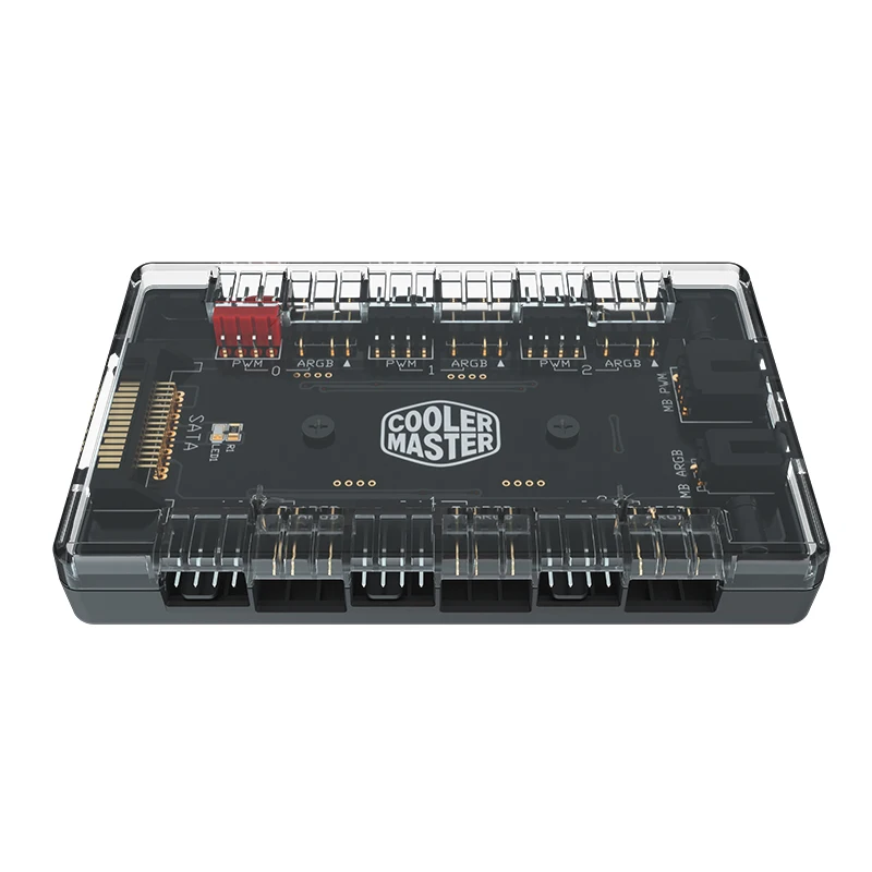 Cooler-Master-Hub-Dois-em-Um-Ventilador-RGB-Controle-de-Temperatura-Hub ...