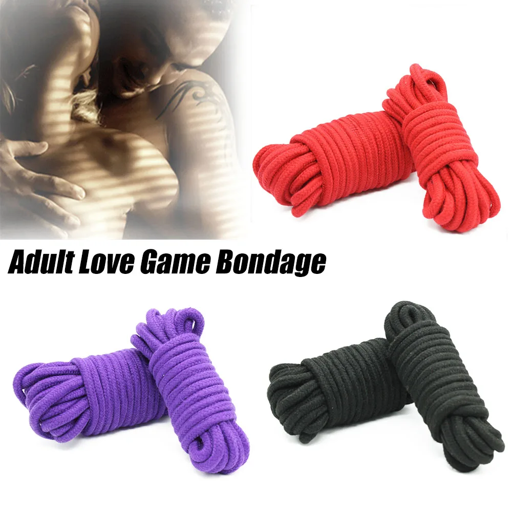 Bdsmボンデージロープストラップ ソフトコットンストラップ セックスロールプレイボンデージキット ボンデージアート アダルトゲーム製品 ゲイ