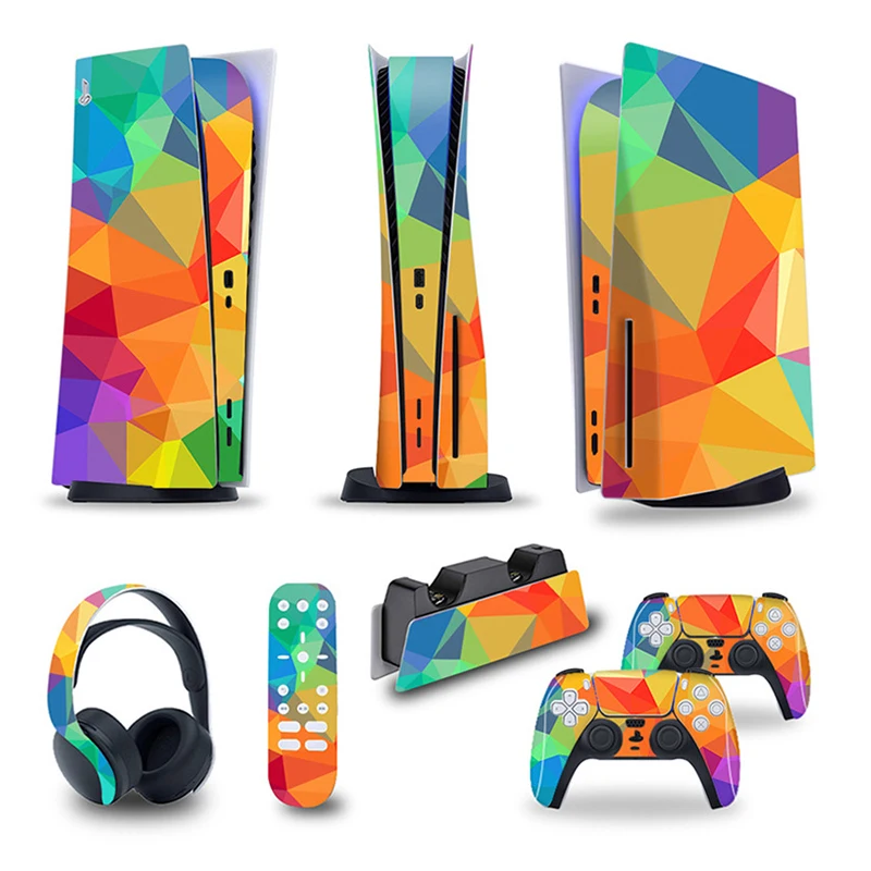 Colorful-PS5-Standard-Disc-Edition-Skin-Sticker-Decal-Cover-for ...
