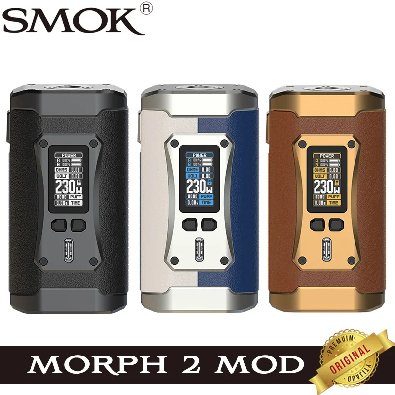 Original-SMOK-Morph-2-Mod-230W-Electronic-Cigarette-Box-MOD-Vape-TC ...
