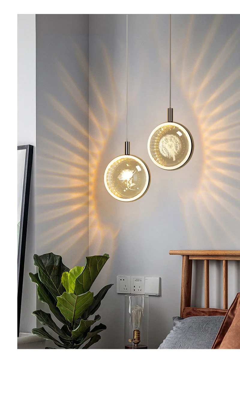 Clara - LED Crystal Glass Ball Pendant Lights for Indoor Lighting – Lumulox