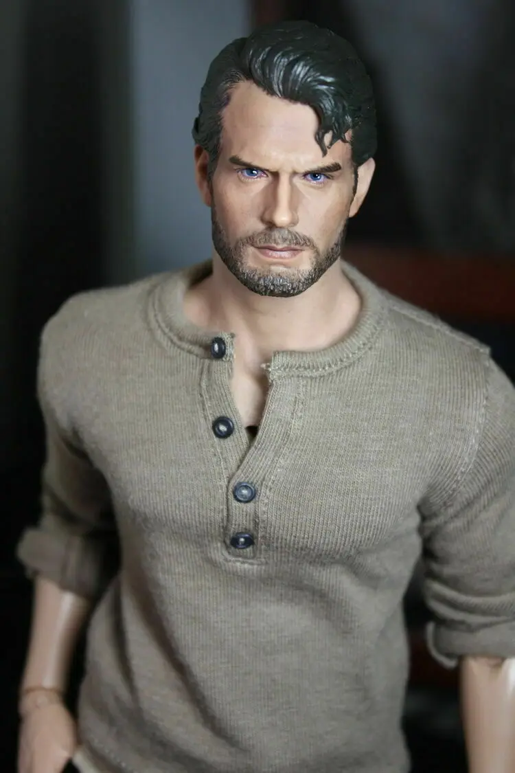 1/6 of the 12'' TBLeague male body Henry Cavill Clark's head modeling ...
