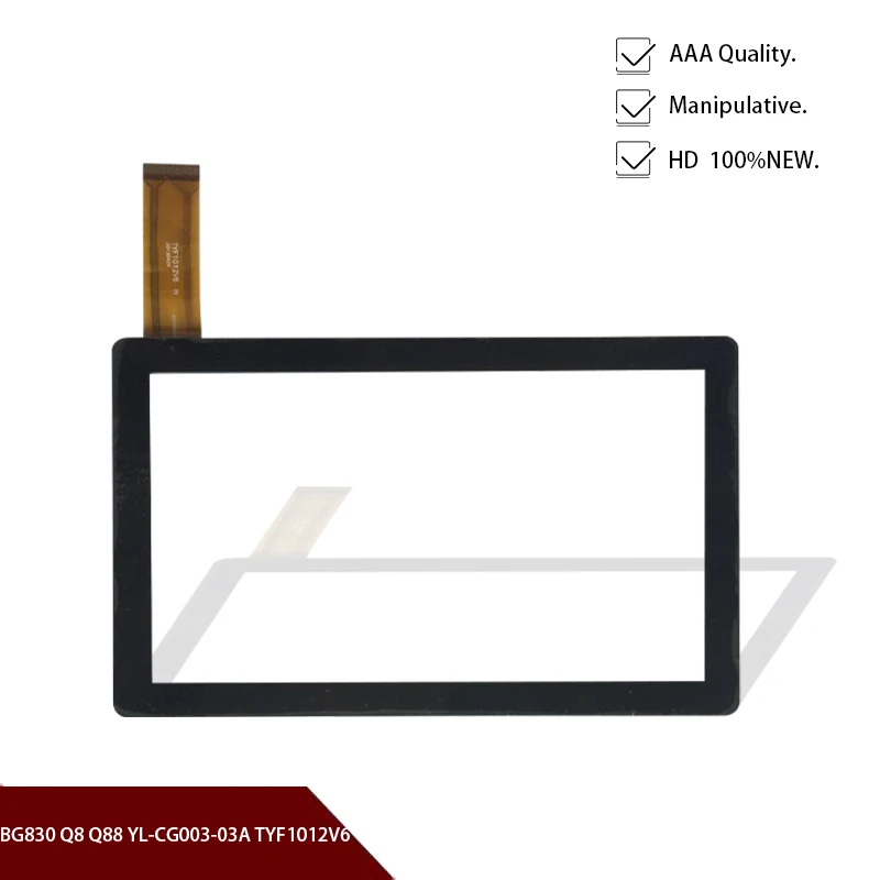 Reemplazo de cristal digitalizador de pantalla táctil capacitiva de 7 pulgadas para tableta pc ...