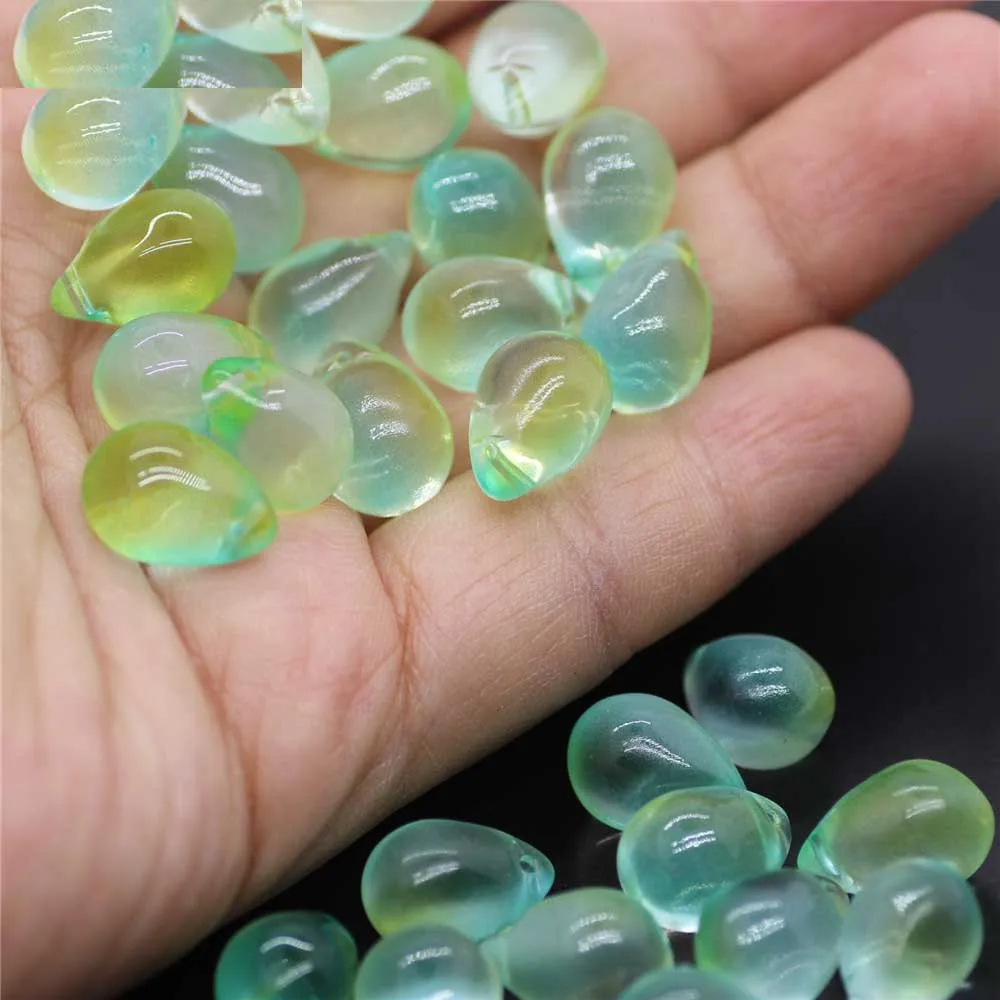 Glass Pendants Accessories Parts | Glass Charms Jewelry Making - 20pcs ...