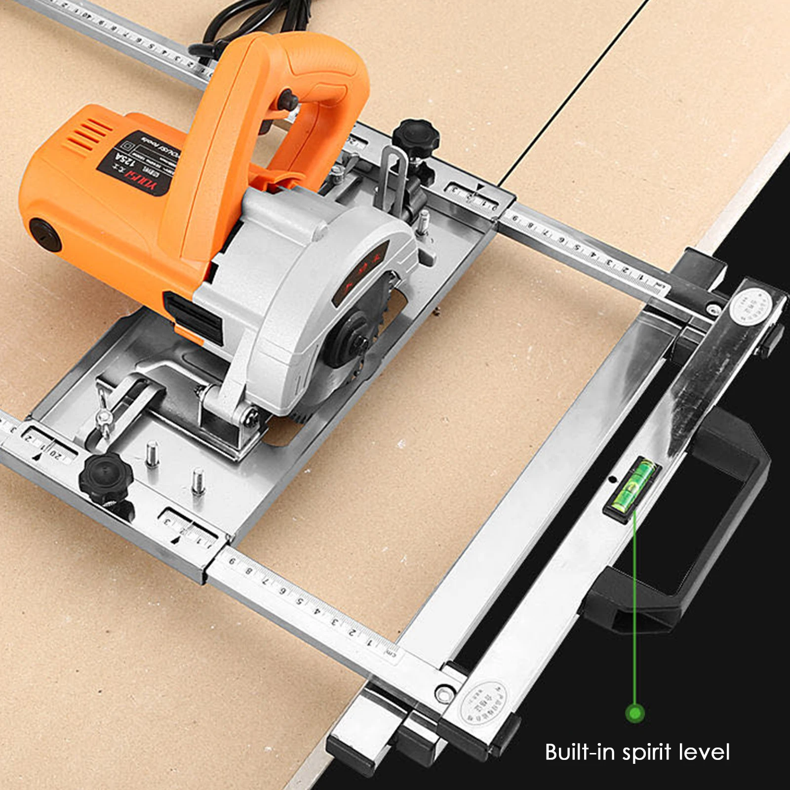 Electric Wood Saw 1/2Pcs Adjustable Cutting Machine Base Guide Electric ...