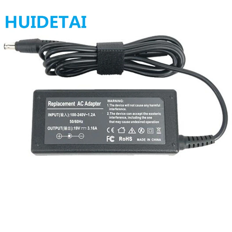19V 3.16A 60w Universal AC Power Cable Cord Adapter Battery Charger for ...