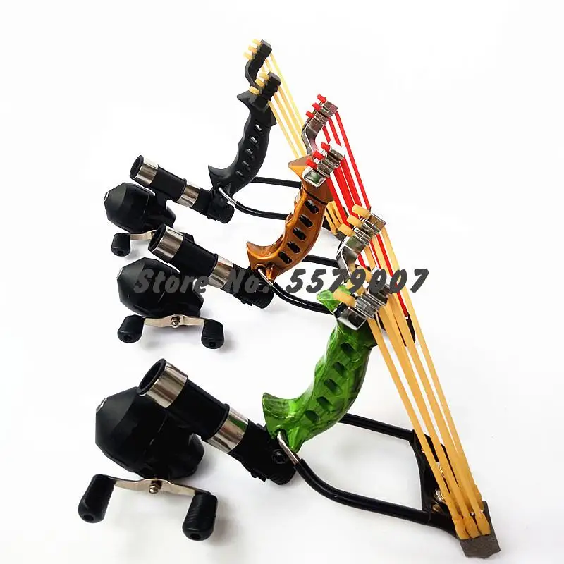 Hunting-Fishing-Slingshot-Shooting-Catapult-Arrow-Bow-Full-Set-Sling ...