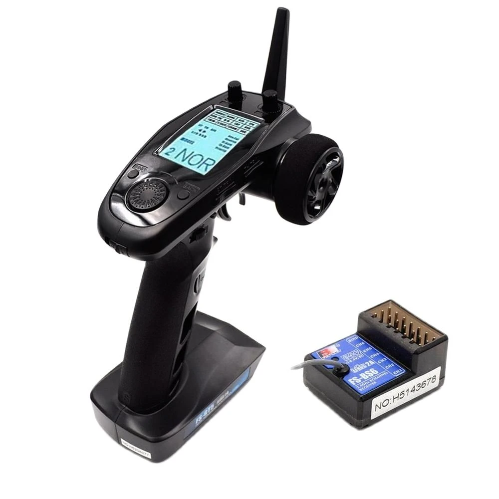 FLYSKY GT5 6 Channel Remote Control Transmitter With FS BS6 Receiver RC ...
