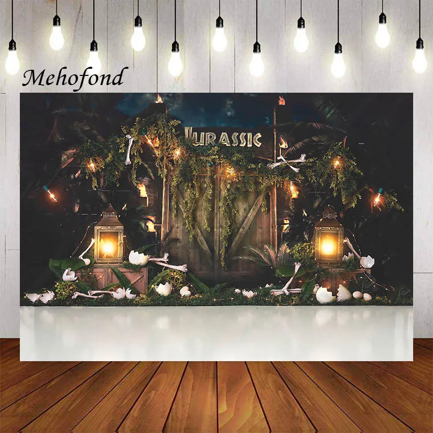 Mehofond Photography Background Jurassic World Cretaceous Kids Birthday ...