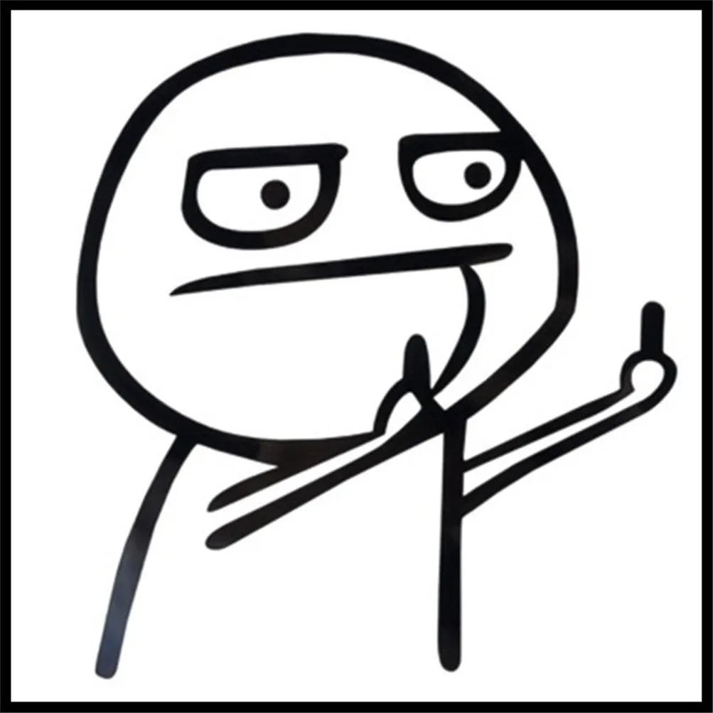 Black white Car styling Funny decorative stickers applique for Subaru ...