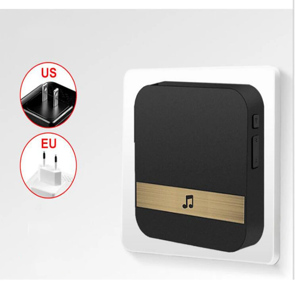 AC 90-250V 433MHz Wireless doorbell Wireless Ring Door Bell Smart Video ...