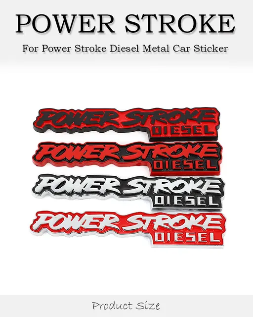 Ford Diesel Sticker Full Force OBS Truck Sticker