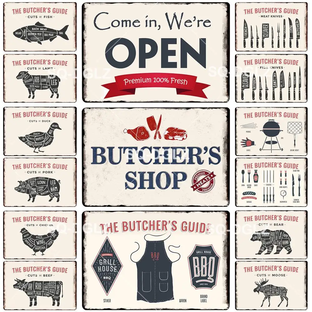 Butcher Shop Sign
