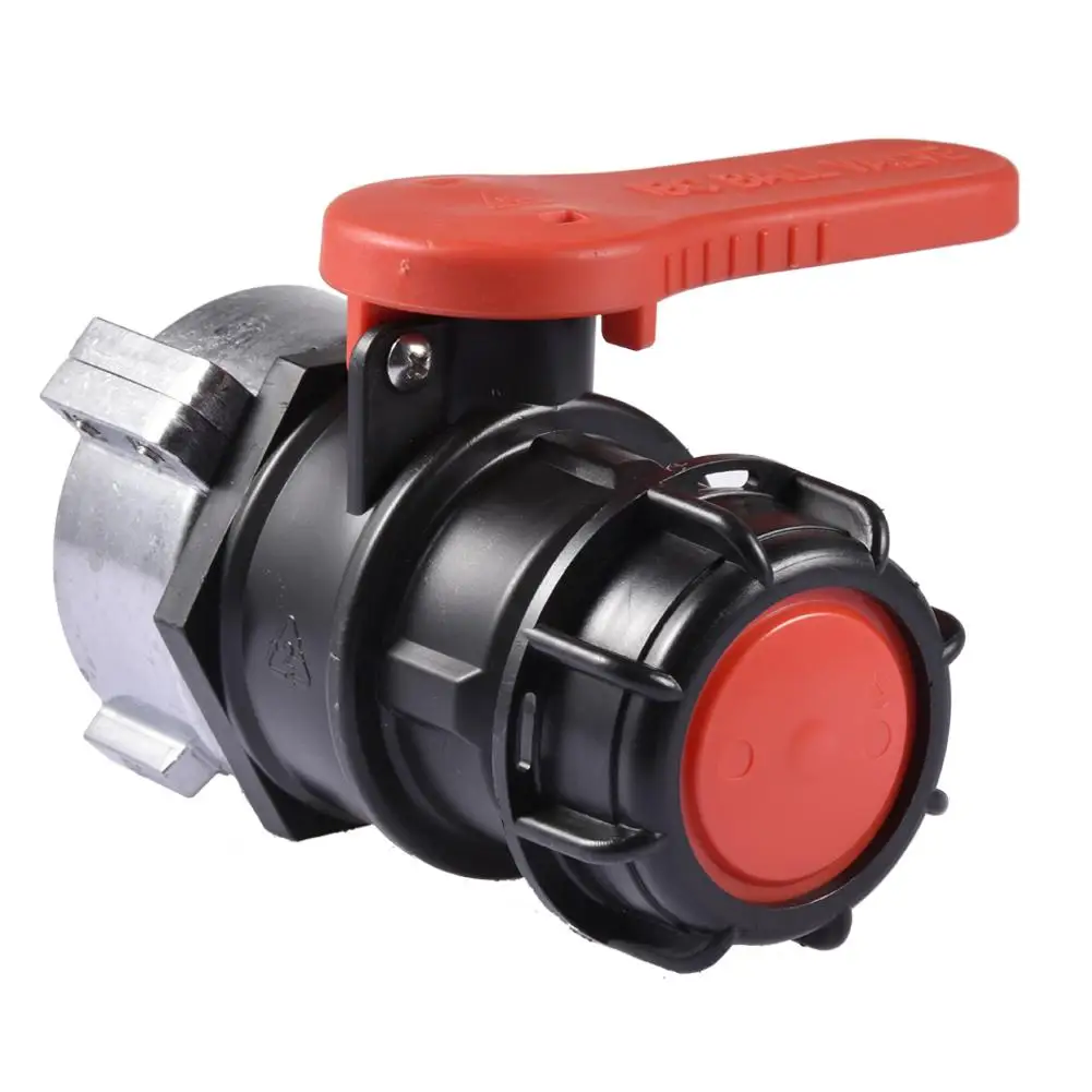 75mm 1000L Water IBC Tank Container Ball Valve Chemical Barrel Valve ...