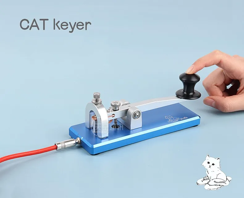 HAM Manually CAT Keyer II Morse Key Telegraph Key Ham Radio Key Long ...