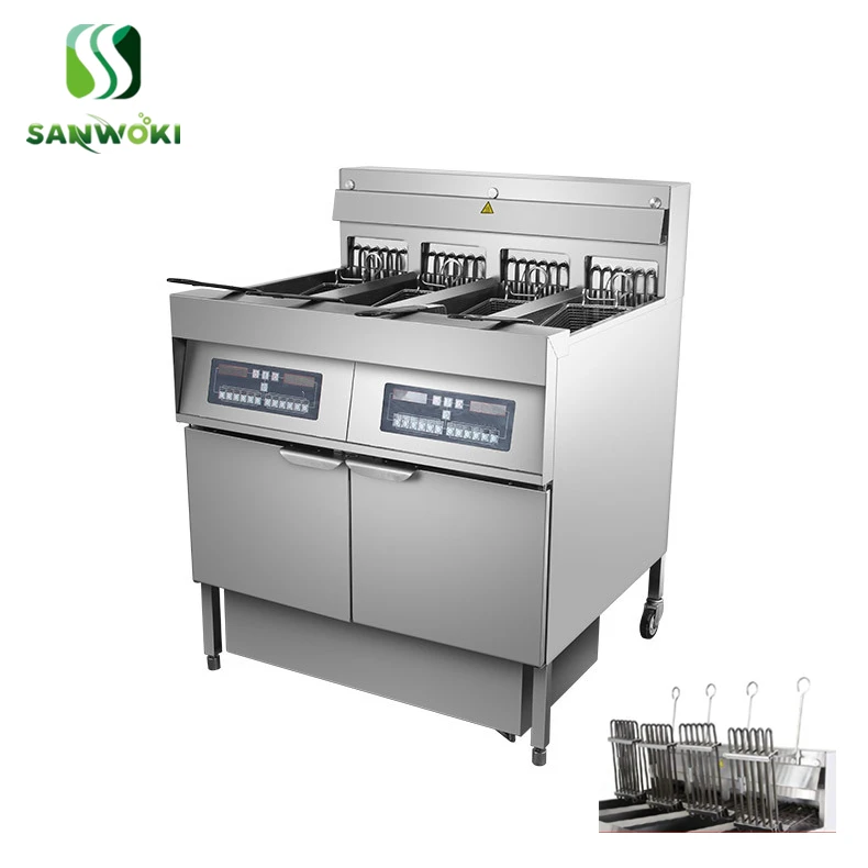 Commercial Deep Fryer With Filtration System