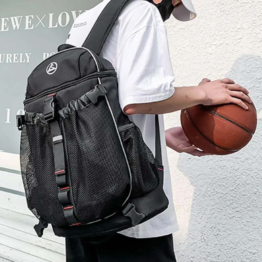 Basketball Backpack Large Capacity Mesh Soccer Bag Multifunctional ...